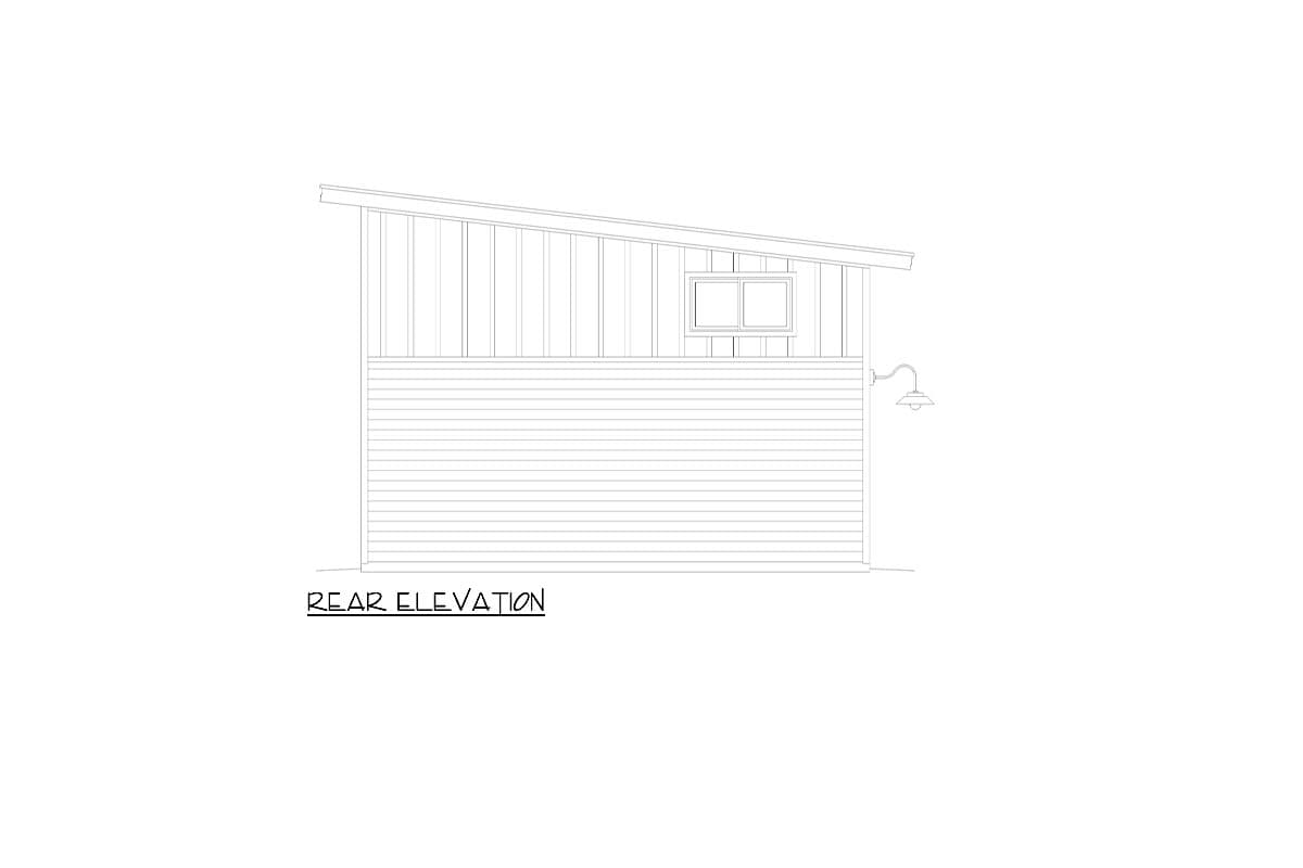 Plan 680270VR: 625 Square Foot Life-Friendly 2-Car Garage with Loft ...