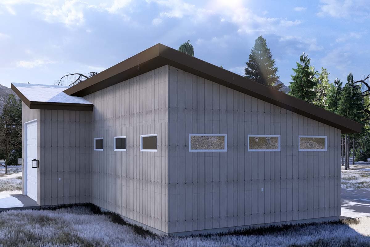 Plan 61497UT: RV- and Boat-Friendly Garage Plan with Drive-Through and ...