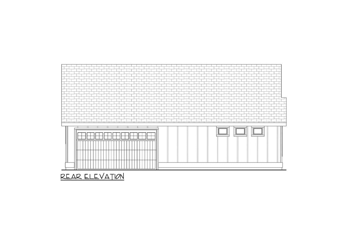 Plan 580095DFT: Traditional Cottage Style Home Plan with Great Room and ...