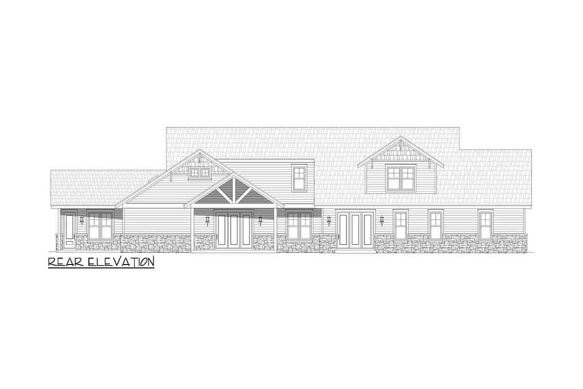 Plan 680313VR: Multi-Generational Craftsman Home Plan with 4 Laundry ...