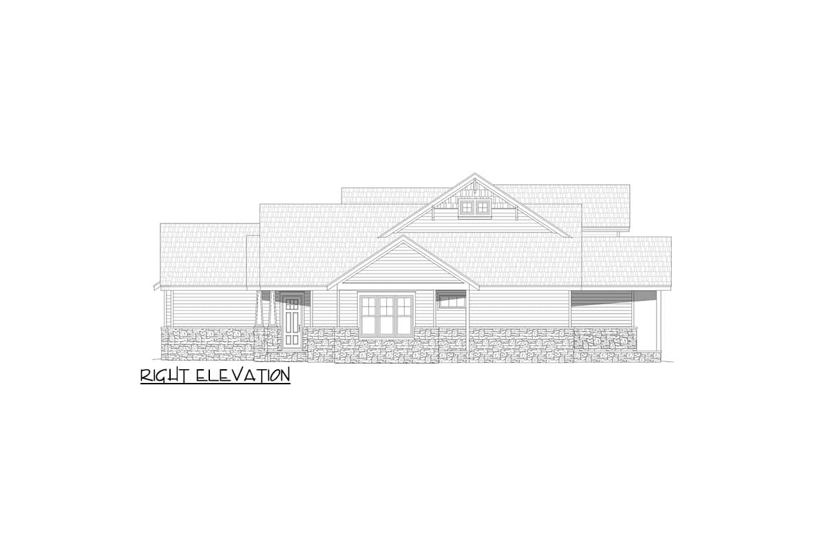 Plan 680313VR: Multi-Generational Craftsman Home Plan with 4 Laundry ...
