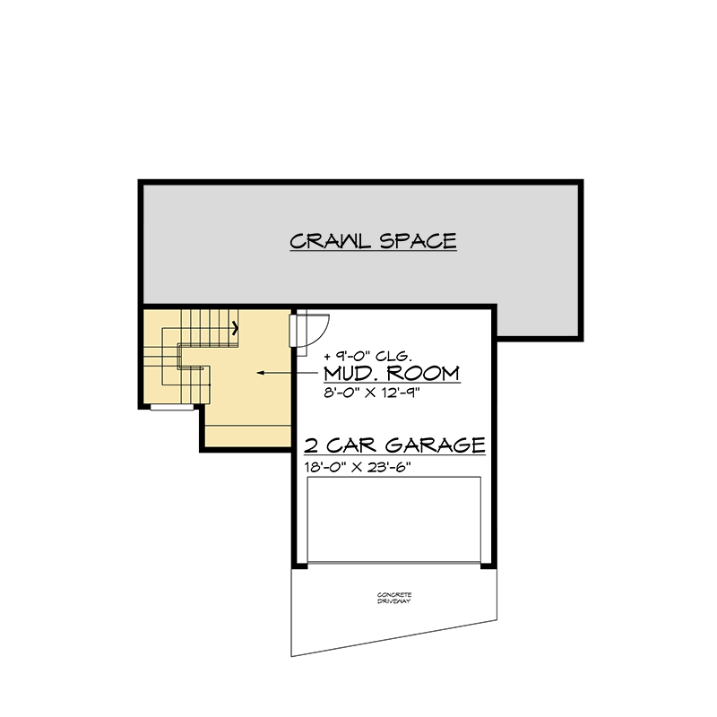Plan 666269RAF: Two-Story Contemporary House Plan with Home Office ...