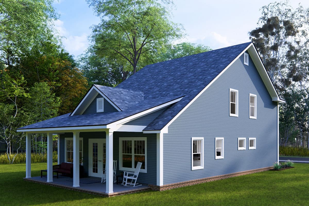 Plan 52365WM: 3-Bed Traditional House Plan with Study Area - 1986 Sq Ft