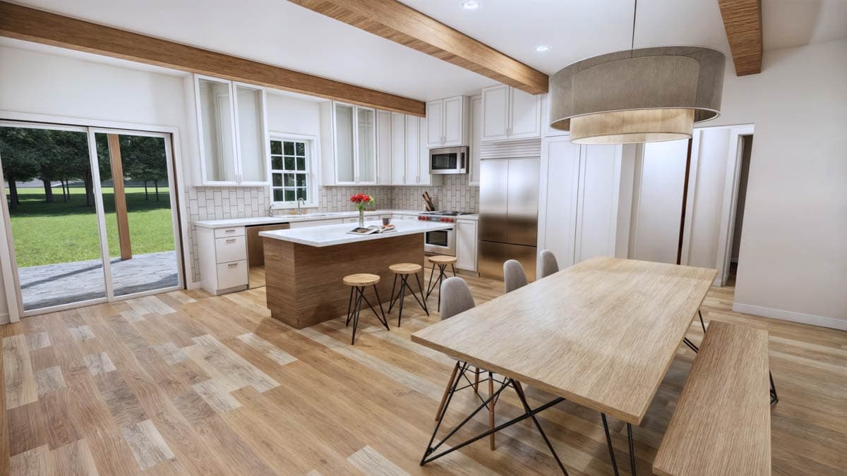 Plan 600006PDZ: 3-Bed Barndomiumum House with Split Bedrooms - 1754 Sq Ft