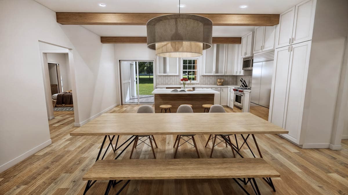Plan 600006PDZ: 3-Bed Barndomiumum House with Split Bedrooms - 1754 Sq Ft