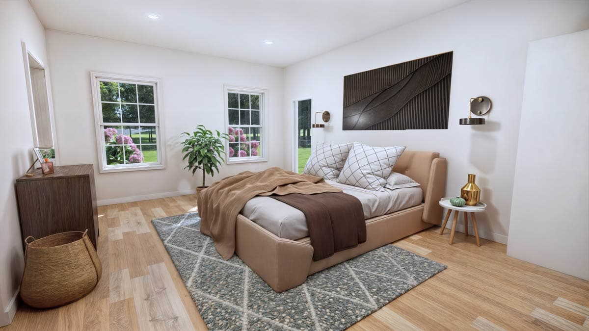Plan 600006PDZ: 3-Bed Barndomiumum House with Split Bedrooms - 1754 Sq Ft