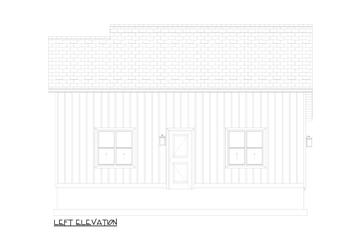 Plan 61538UT: Traditional 2-Car Garage with RV Garage Bay- 901 Sq Ft