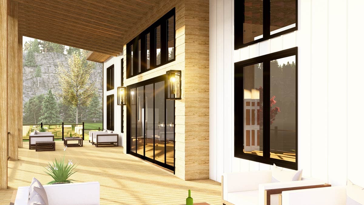 Plan 135307GRA: 3-Bed Modern Mountain House Plan with Optional Finished ...