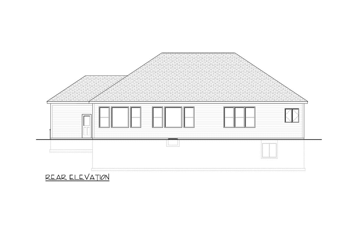 Plan 770020CED: 4-Bed Craftsman Ranch House Plan with Clustered ...