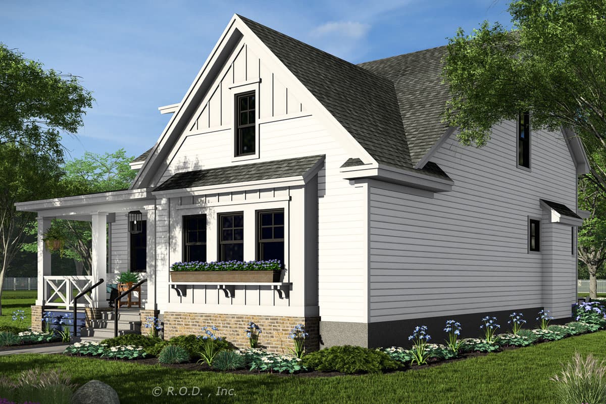 Plan 14879RK: 3-Bed Cottage House Plan with Second-Floor Loft - 2230 Sq Ft