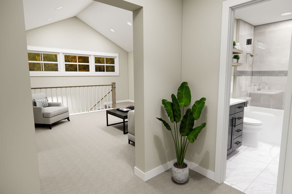 Plan 14884RK: 4-Bedroom Traditional House Plan with Loft and Jack and ...