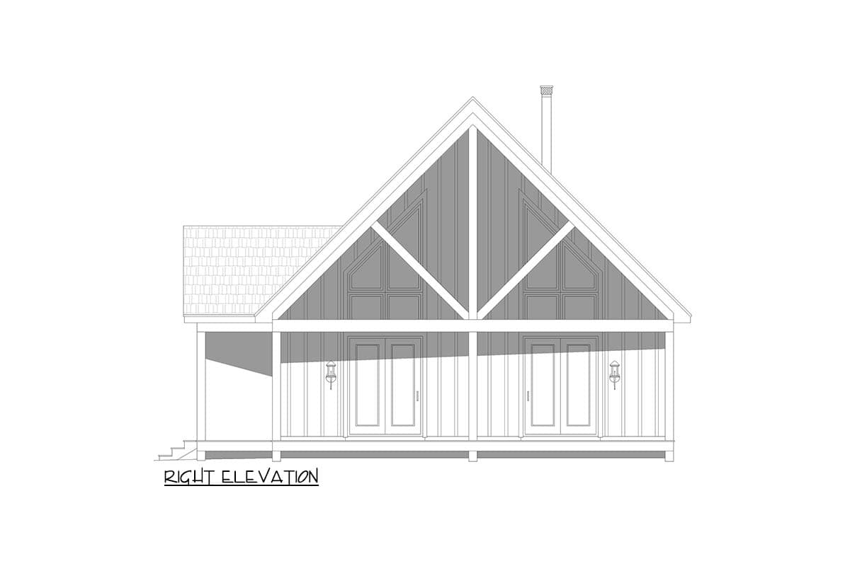 Plan 680529VR: Two-Story Traditional House Plan with Vaulted Porch ...