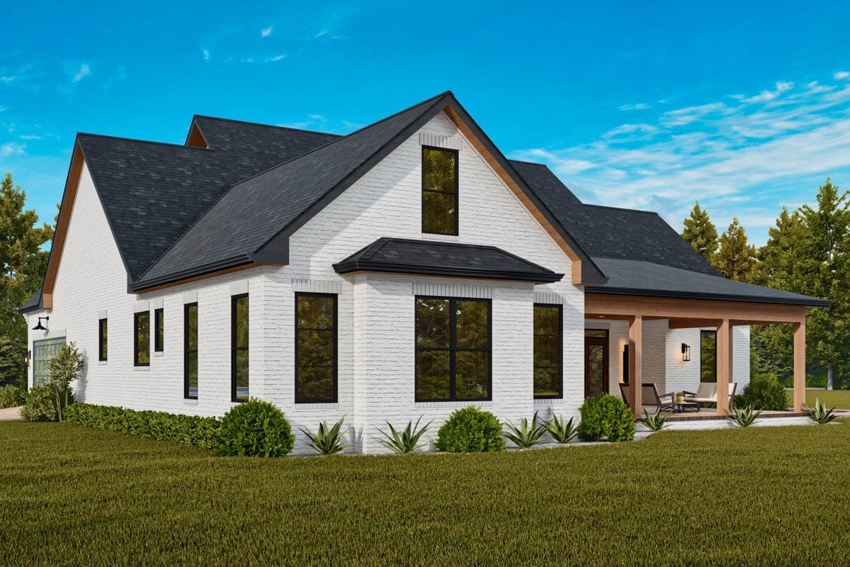 Plan 12337JL: 1-Story French Country House Plan with Bonus Room Over ...