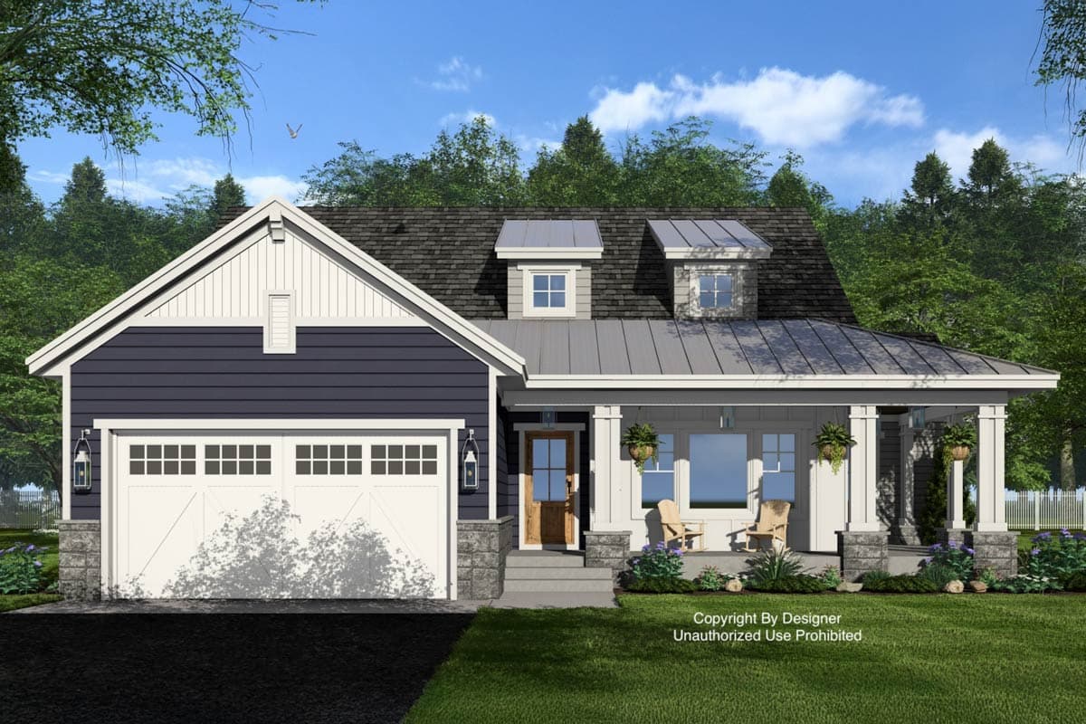 One Story Craftsman House Plans with Spacious Porches for Timeless Living