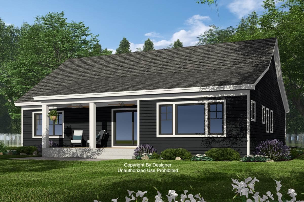 Plan 14980RK: 3-Bed Single-Story Traditional House Plan with Clustered ...