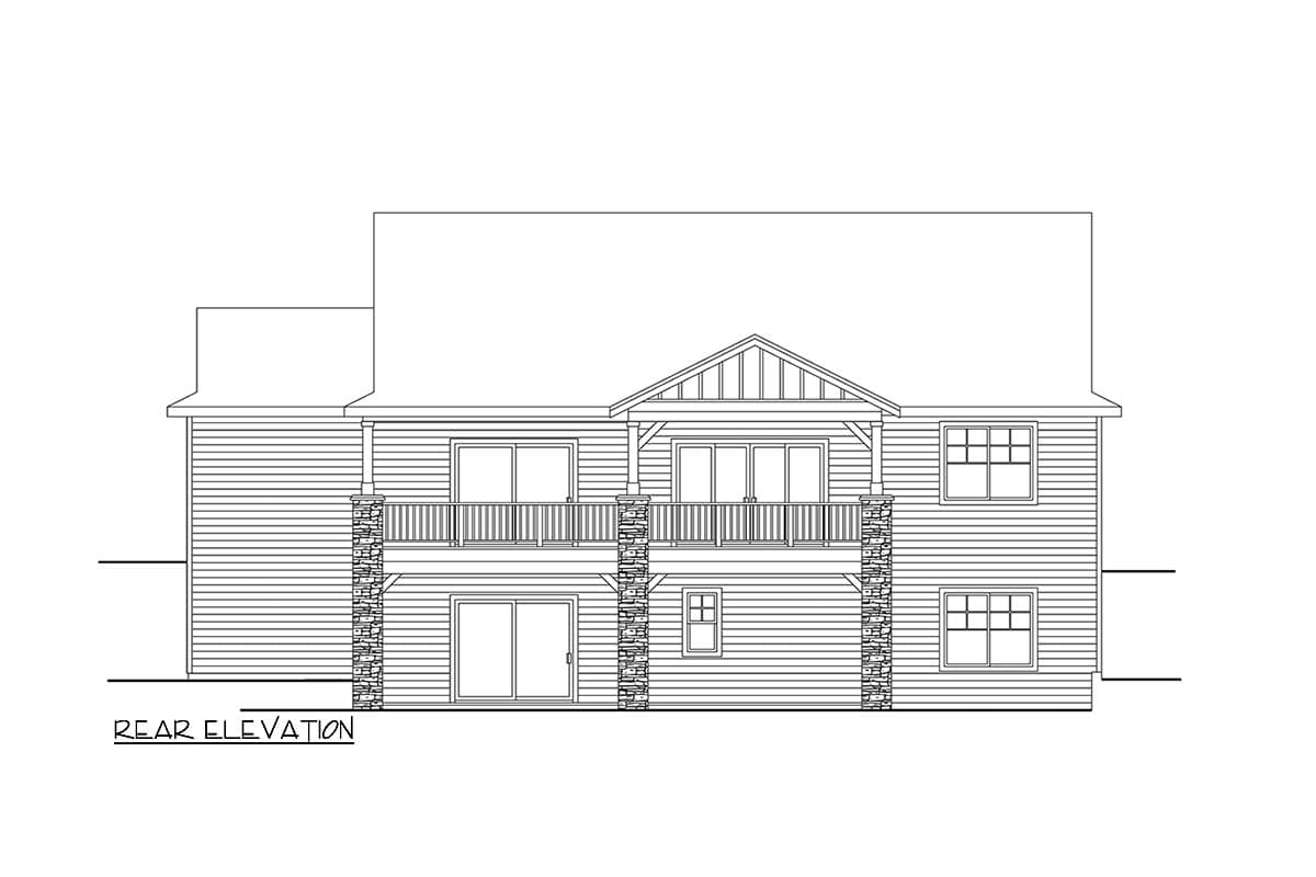 Plan 720097DA: 3-Bed Country Craftsman House Plan with Finished Lower ...