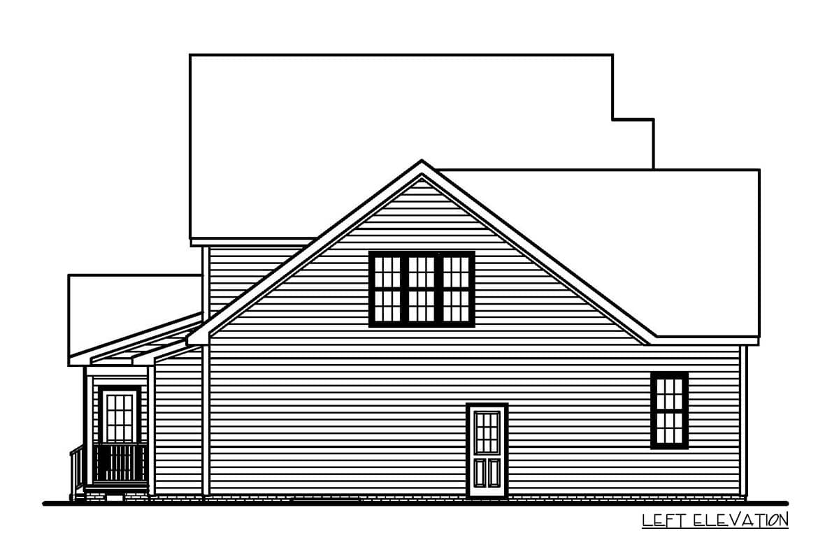 Plan 25884GE: 3-Bed Traditional Craftsman House Plan with 2-Story Foyer ...