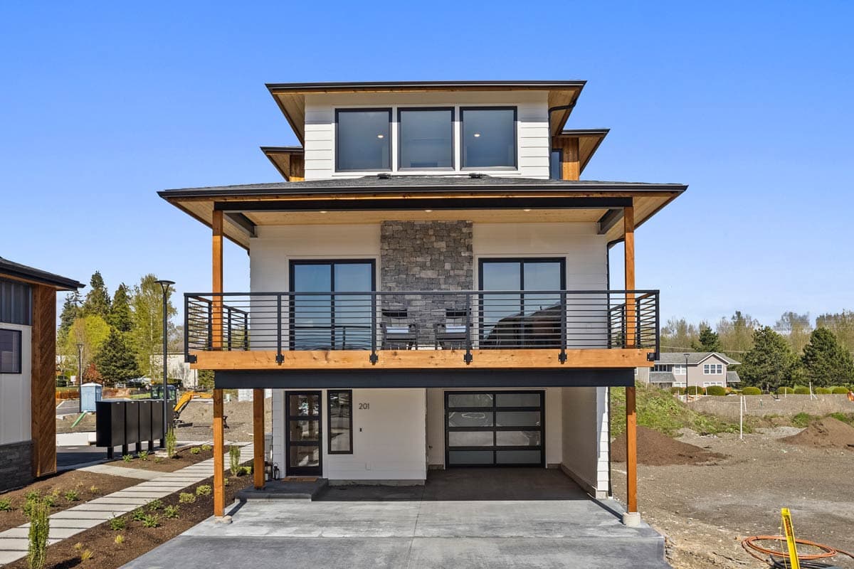Plan 280229JWD: Narrow Three-Story Contemporary House Plan with Front ...