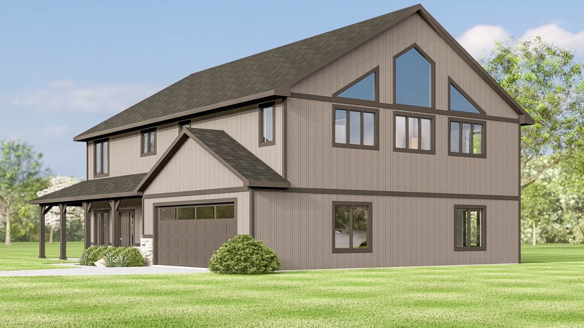 Plan 135366GRA: Modern Farmhouse Charm with Spacious Design and ...
