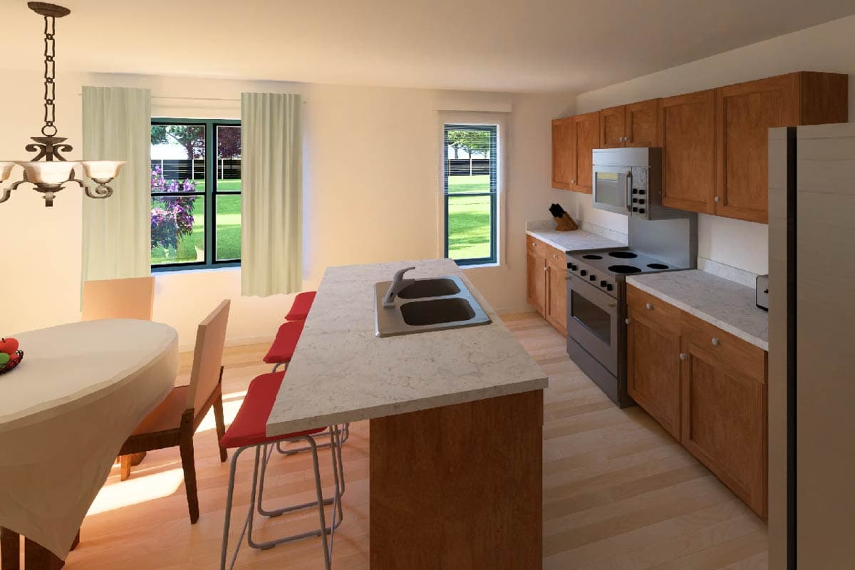 Plan 67845MG: Spacious Country Duplex with Modern Farmhouse Charm