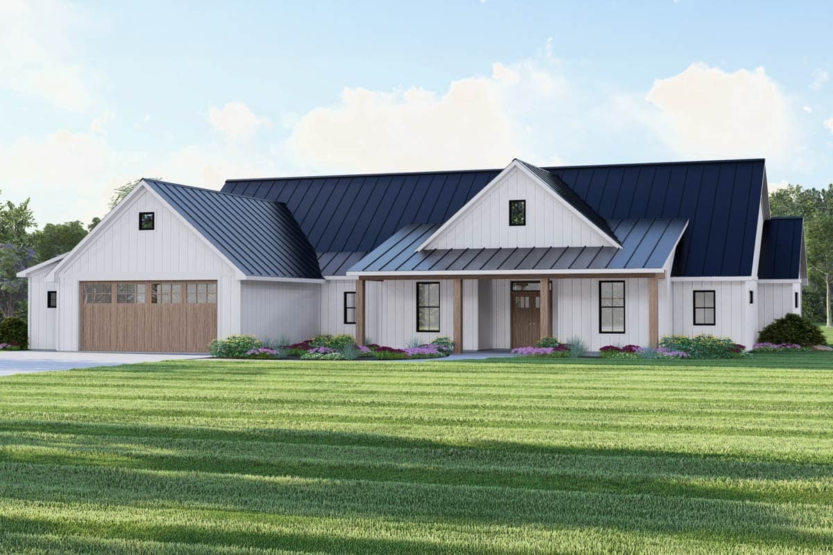 Modern Farmhouse Plans - Architectural Designs
