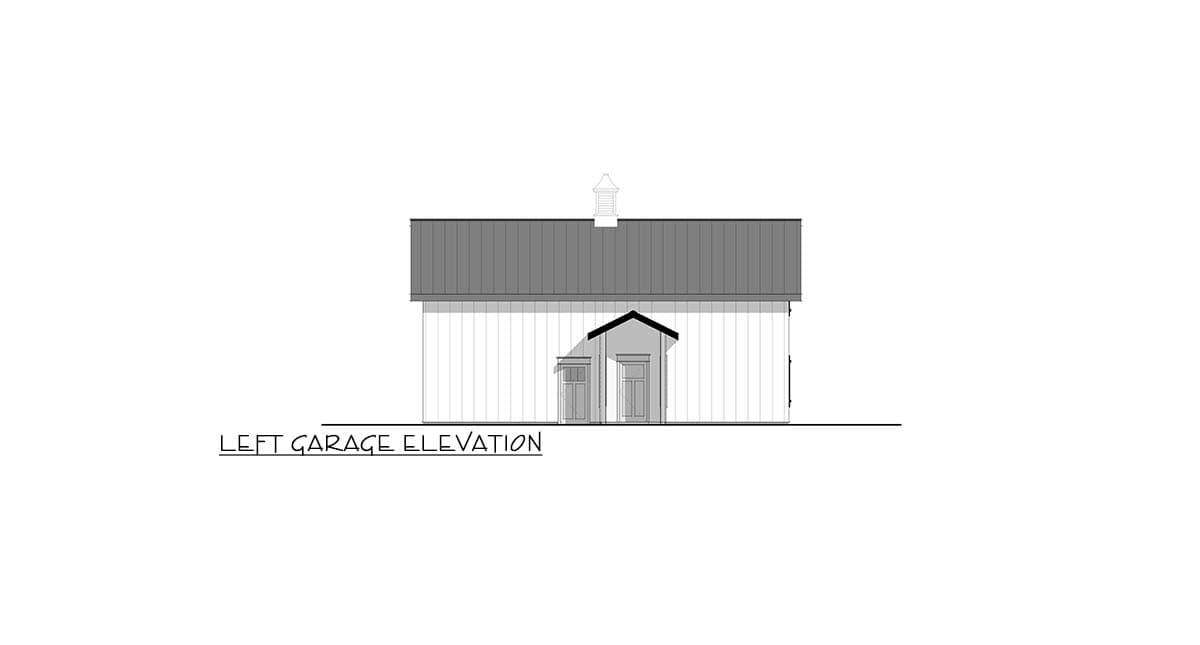 Plan 405057FDC: Modern Farmhouse Barndominium House Plan with Split ...