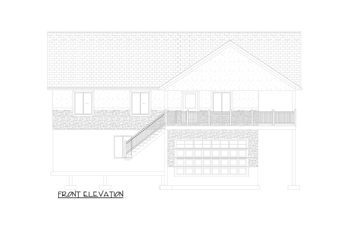 Plan 61667UT: Traditional Walkout House Plan: 2 Beds, Home Office, and ...