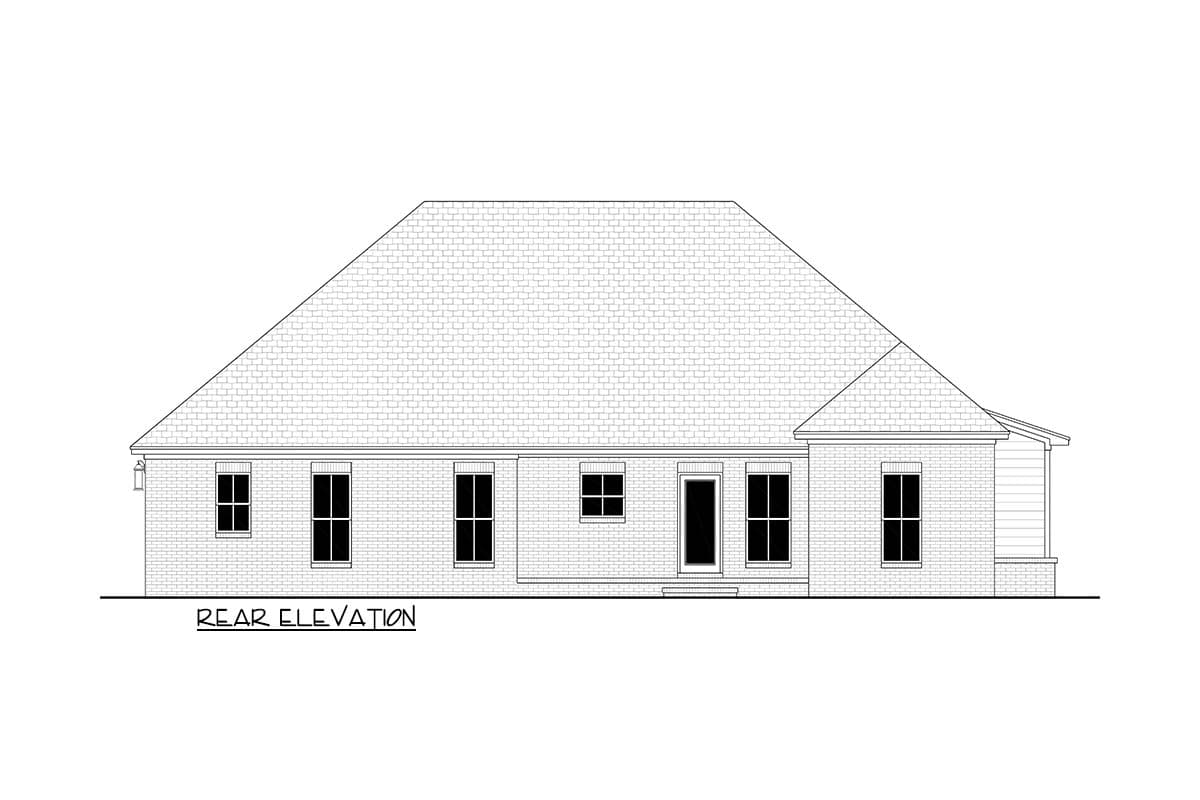 Plan 52018HZ: New American 4 Bed House Plan with Split Suites and ...
