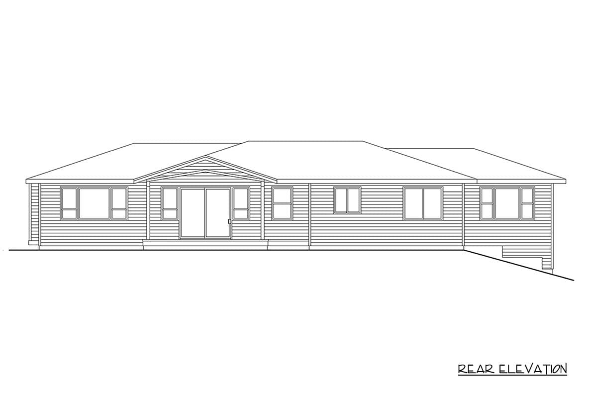 Plan 720167DA: Striking Contemporary Split-Level House Plan with ...