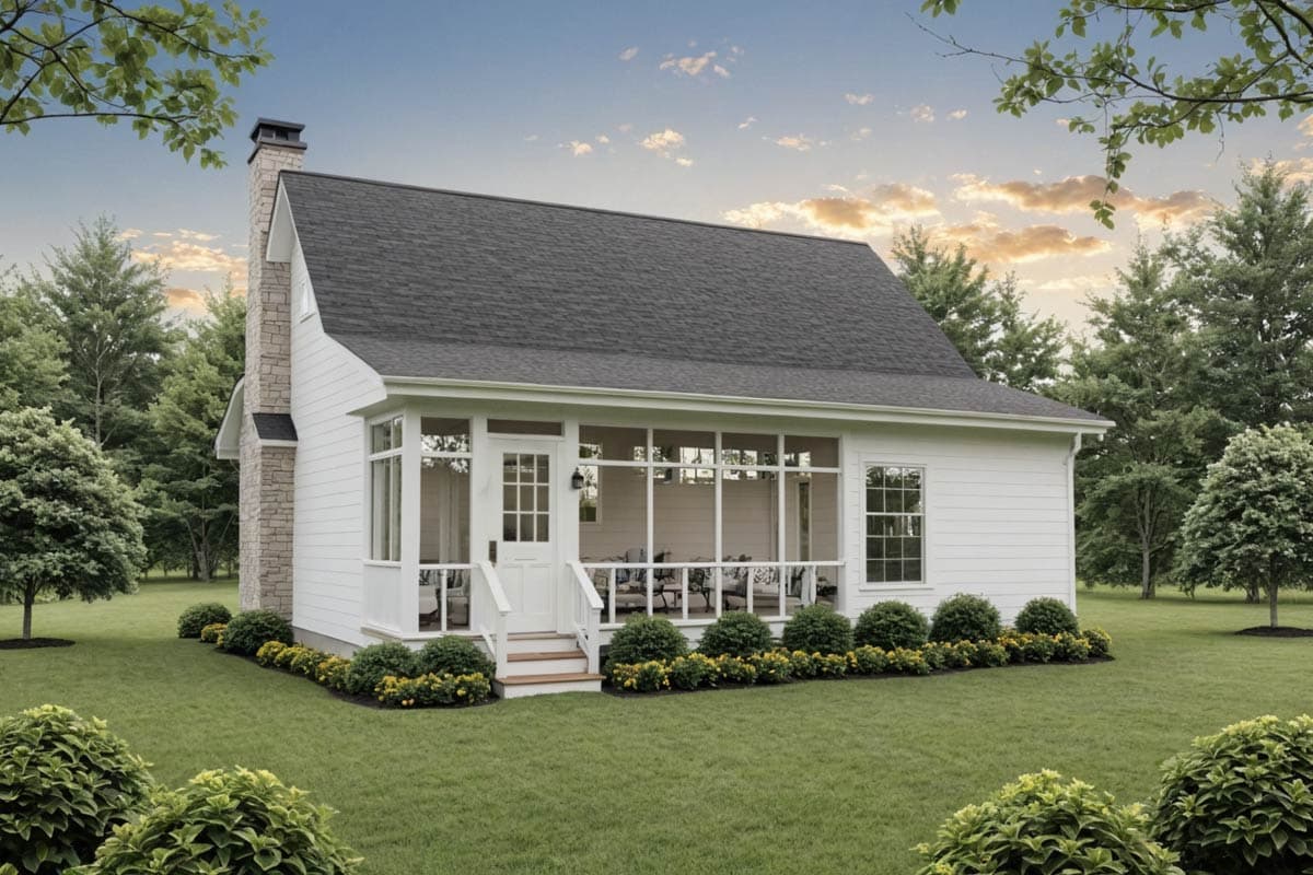 Plan 51333MM: Charming 2-Bedroom Cottage House Plan with Inviting Front ...