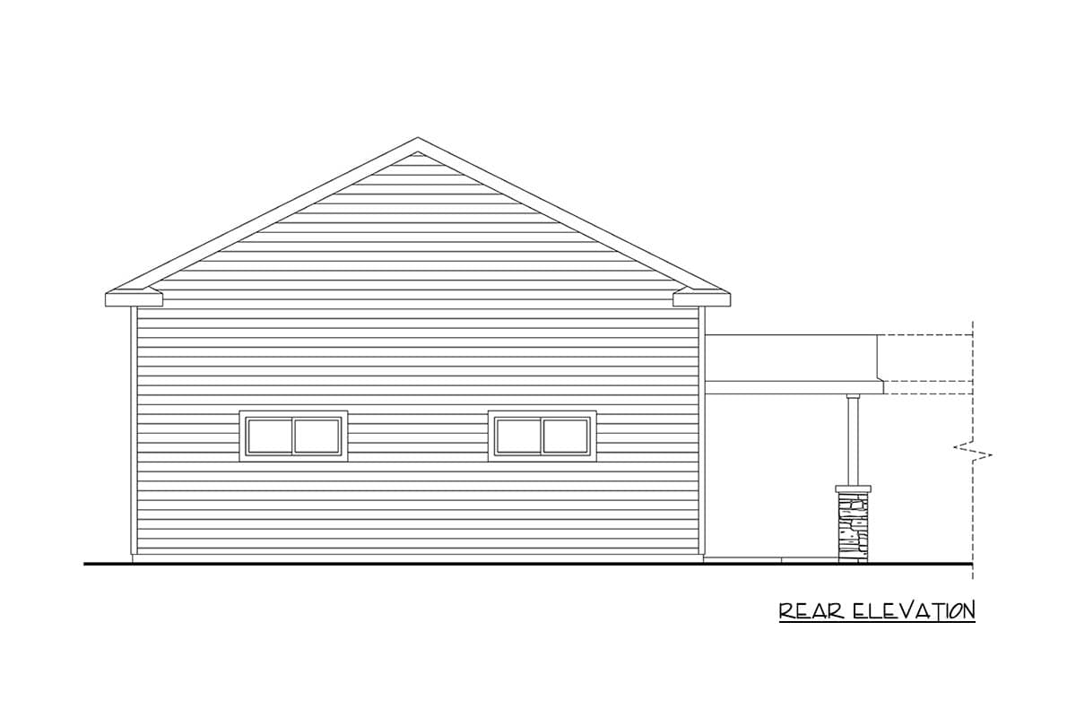 Plan 720173DA: Craftsman RV Garage House Plan with 14-Foot Ceilings