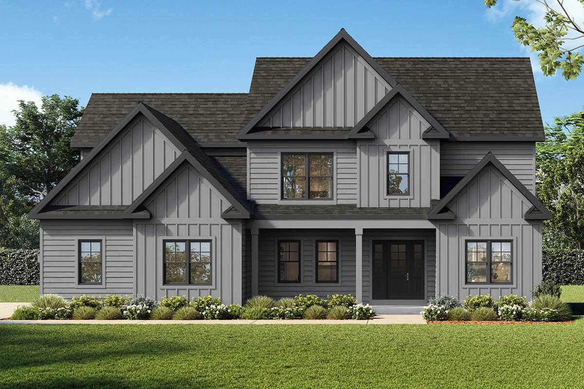 Plan 790181GLV: Charming Country Craftsman House Plan with 3 Beds and ...
