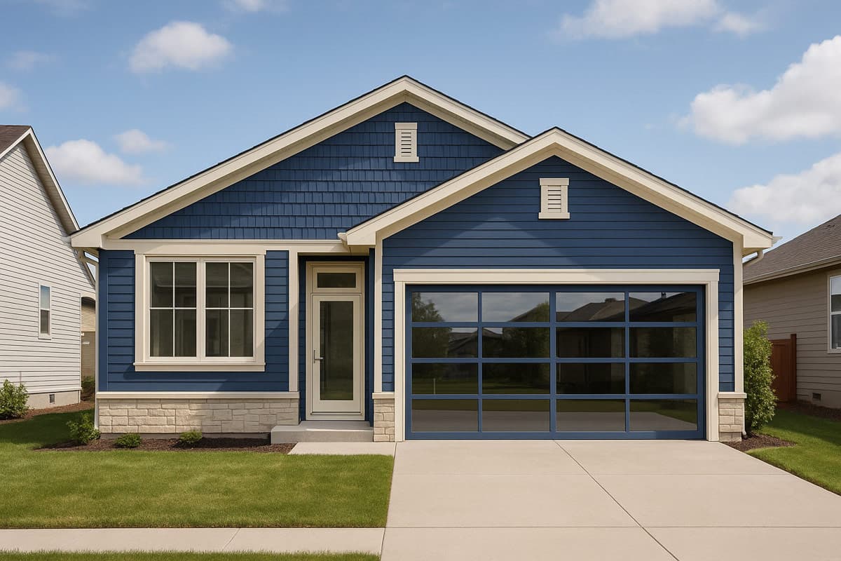 Plan 267118SPK: Cottage Ranch House Plan with 3 Beds and 1-2 Car Garage