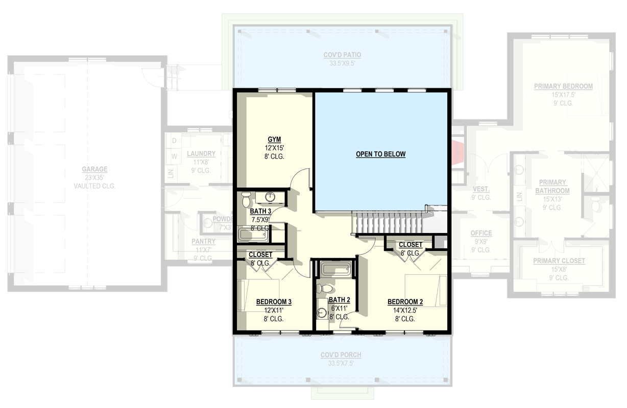 Plan 405163FDC: Modern Barndominium Farmhouse House Plan with 3 ...