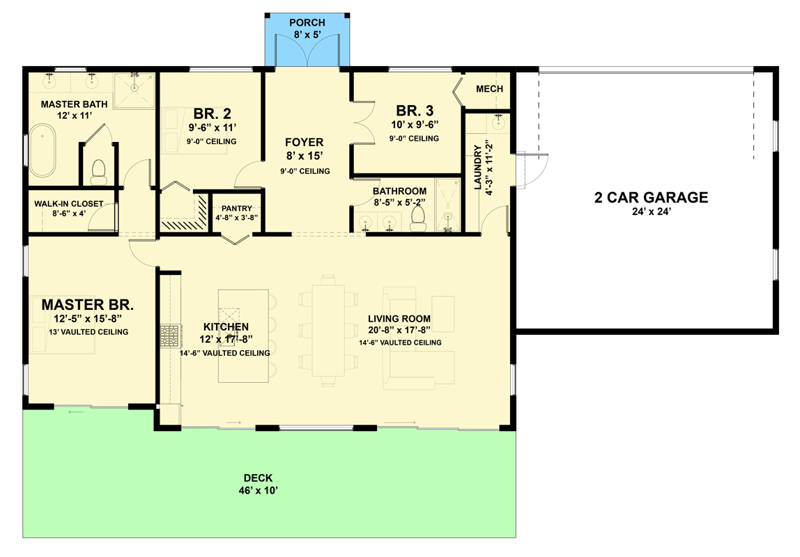 Plan 337014JUN: Contemporary Modern House Plan with 3-5 Bedrooms and ...