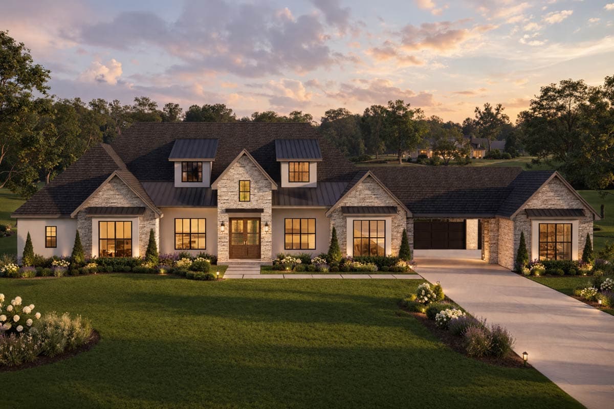 Modification Request for Plan 880007HLN: European Style 5-Bedroom House ...
