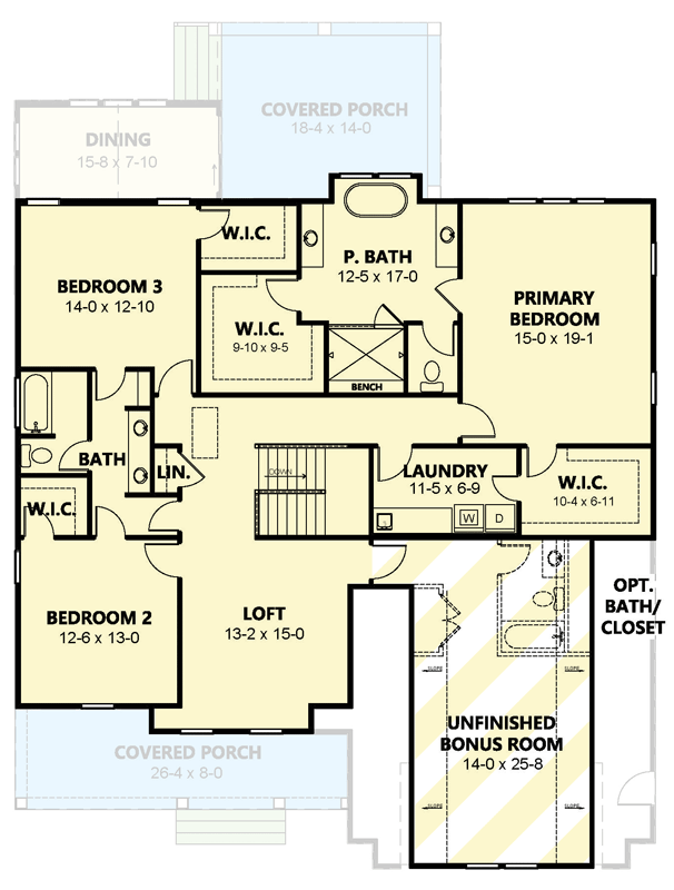 Plan 260035RVC: Modern Farmhouse House Plan with 4 Bedrooms and ...