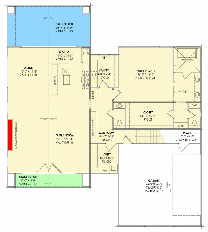 Plan 818208JSS: Modern Scandinavian Mountain House Plan with 3 Bedrooms ...