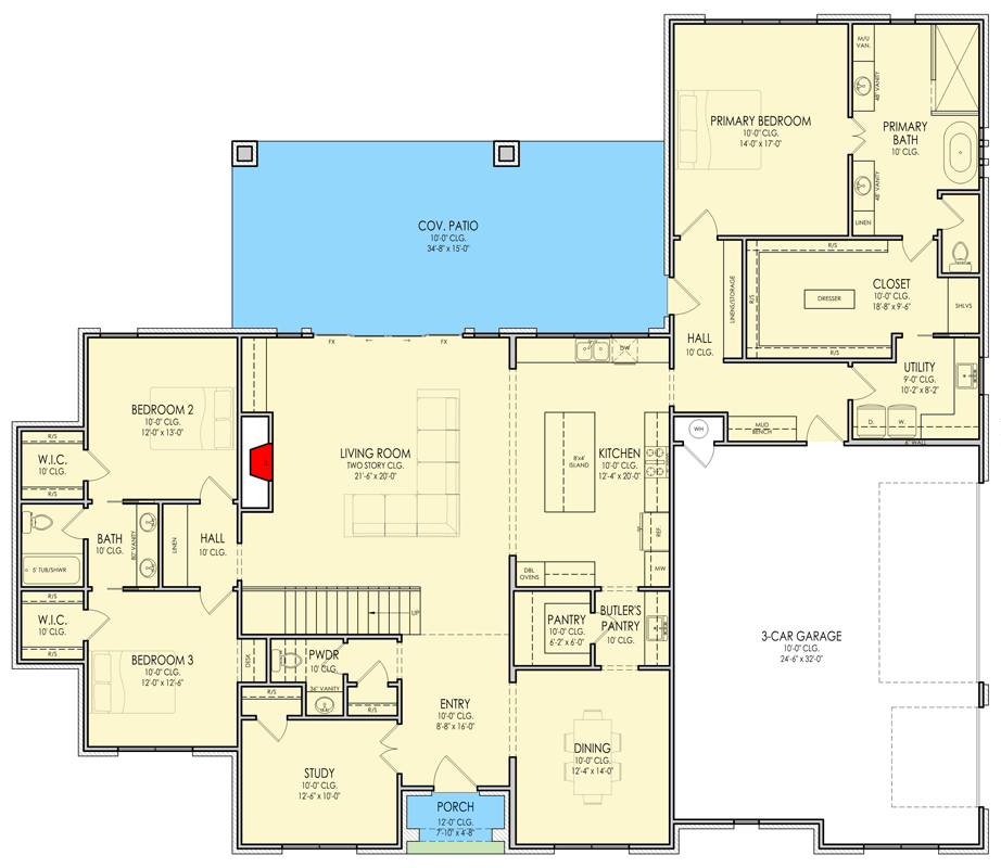 Plan 880017HLN: European French Country House Plan with 4-5 Bedrooms ...
