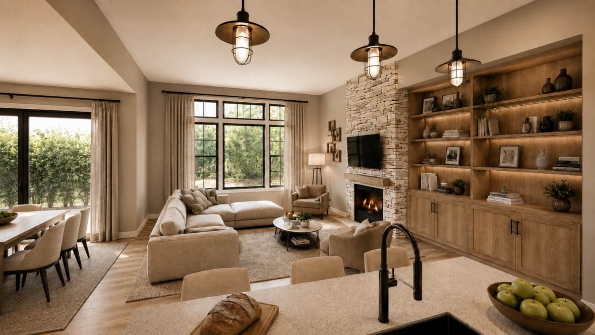 Plan 69921AM: Modern Farmhouse House Plan with Split Bedrooms and Two ...