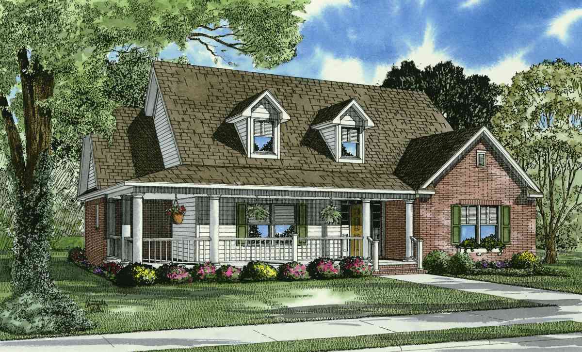 Plan 59304ND: Charming Country House Plan with Wrap-Around Porch and ...