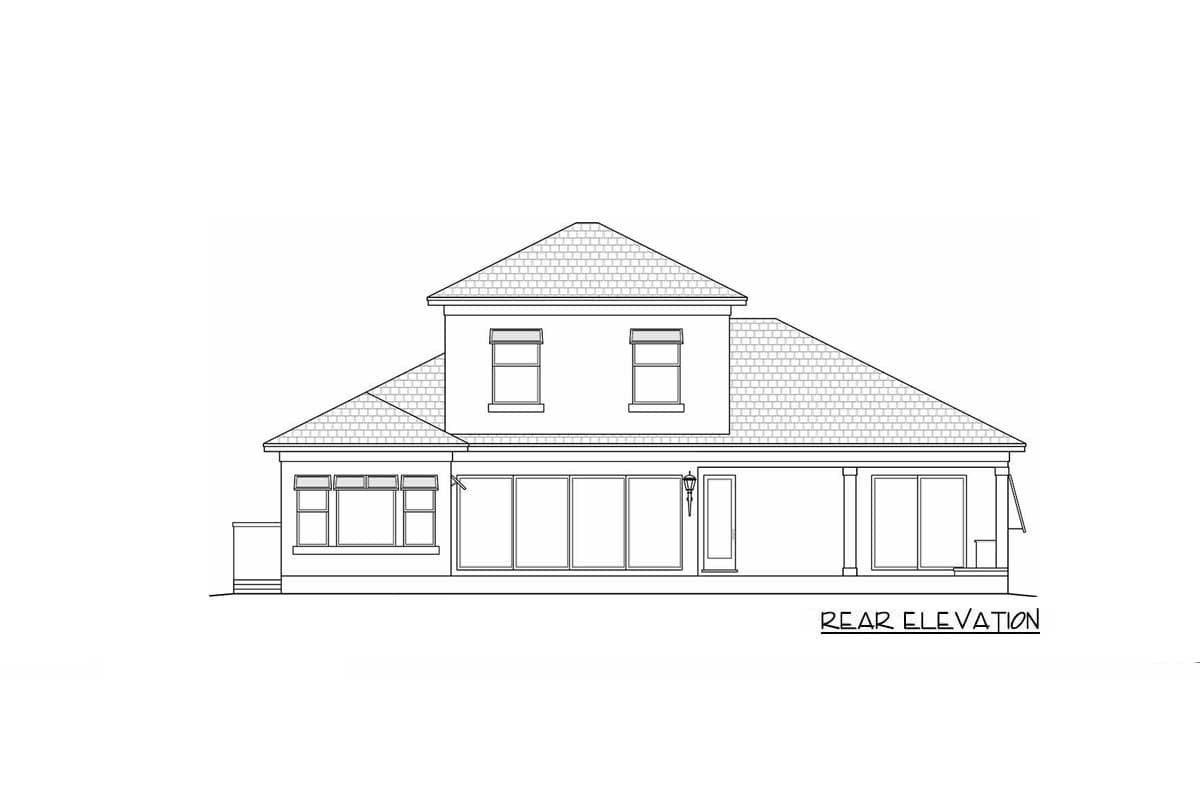 Plan 66319WE: Elegant Florida-Style House Plan with Outdoor Kitchen and ...