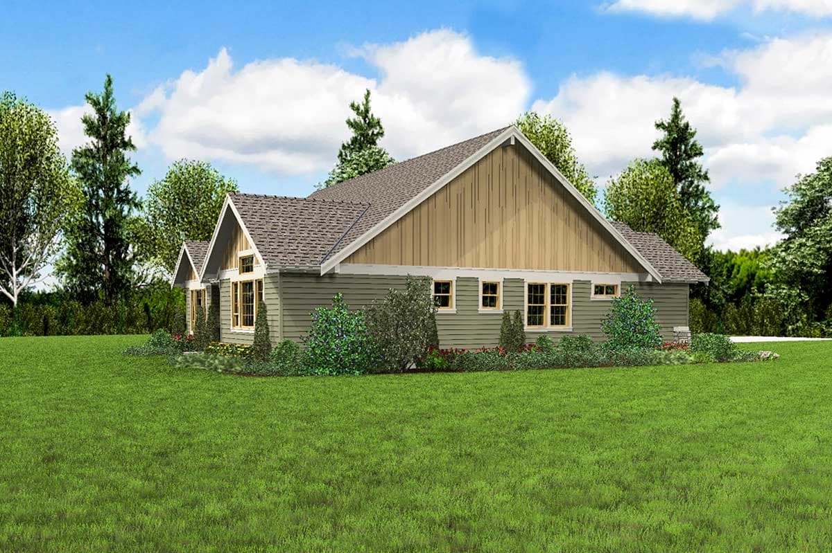 Plan 69579AM: Attractive 3 Bedroom Craftsman Ranch