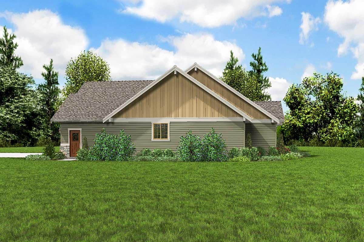Plan 69579AM: Attractive 3 Bedroom Craftsman Ranch