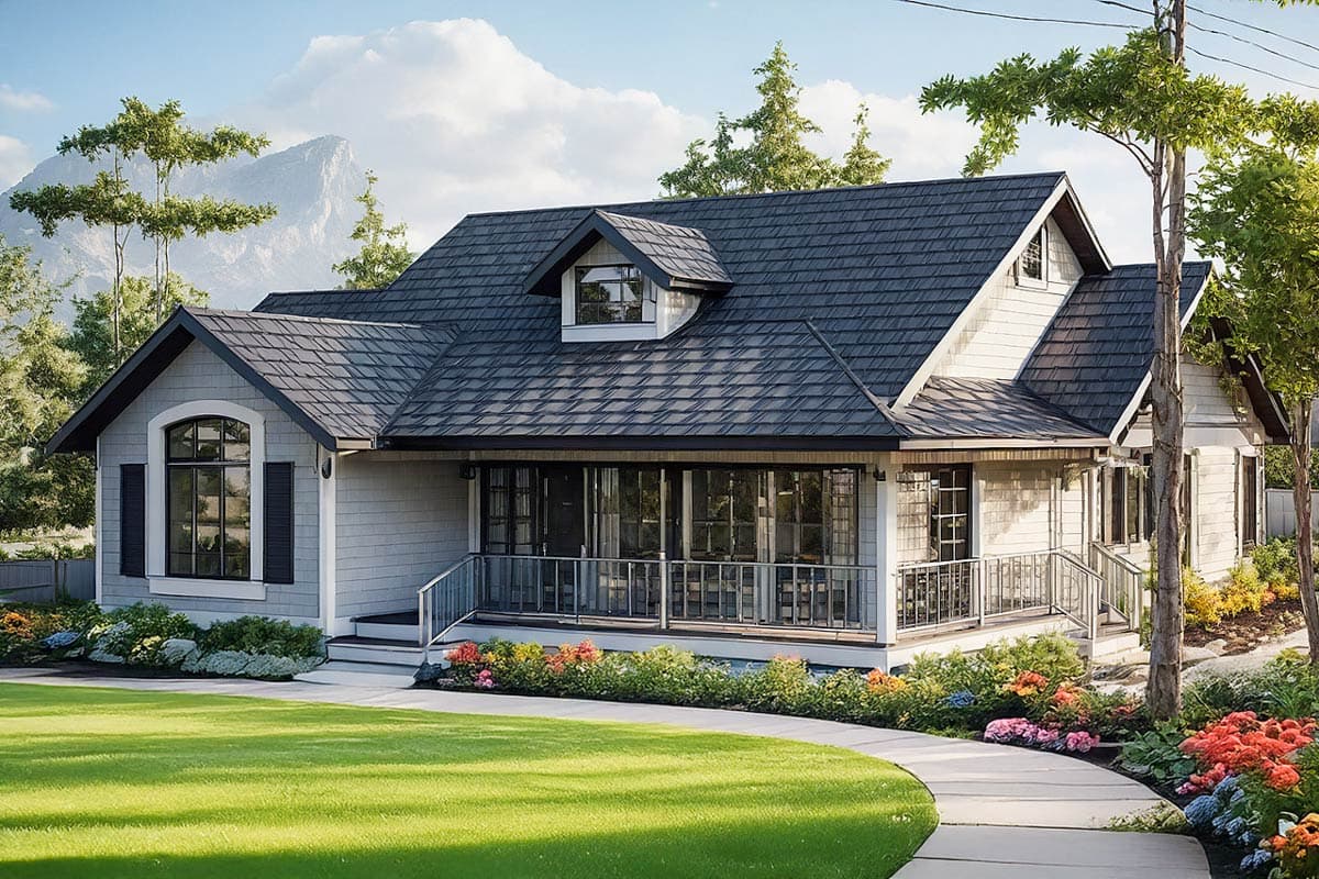Plan 72535DA: Cozy Country-Style House Plan with Breakfast Nook - 1890 ...