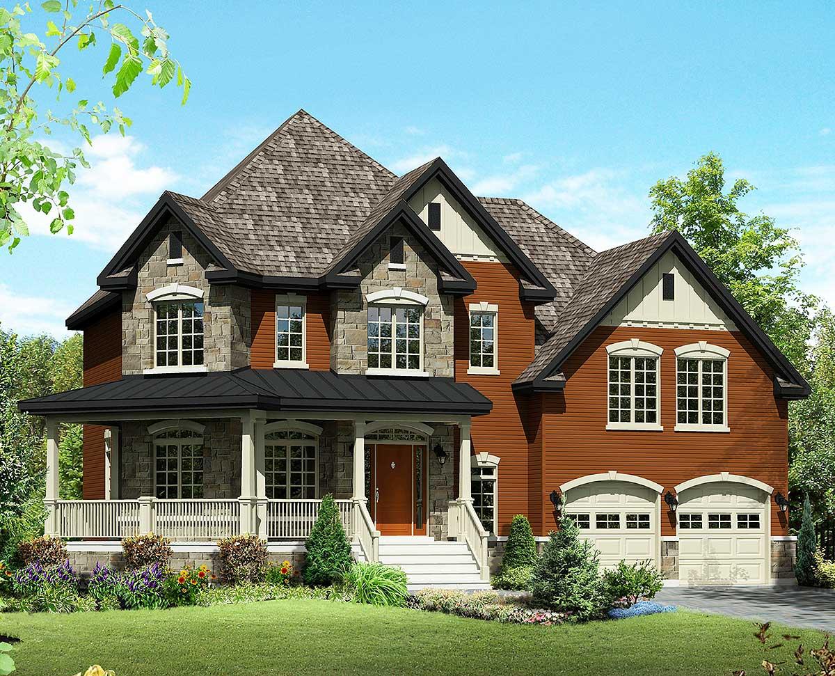 Plan 80849PM: Rustic Farmhouse House Plan