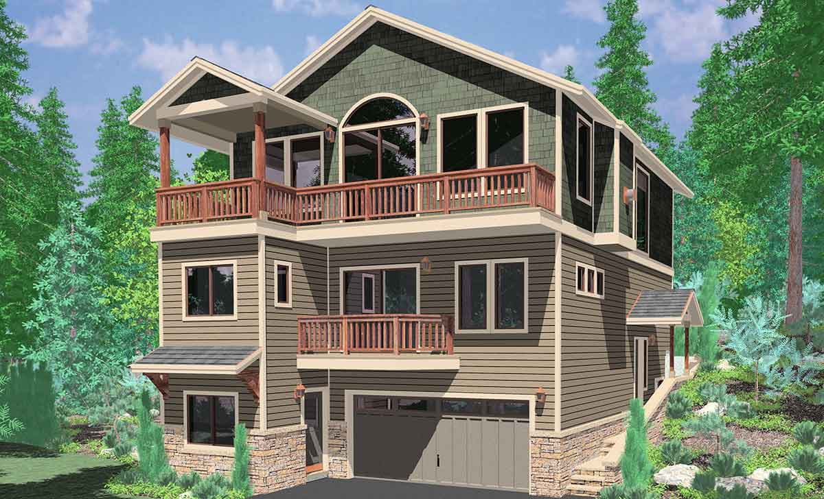 Modification Request for Plan 8192LB: Multi-Level Northwest House Plan ...