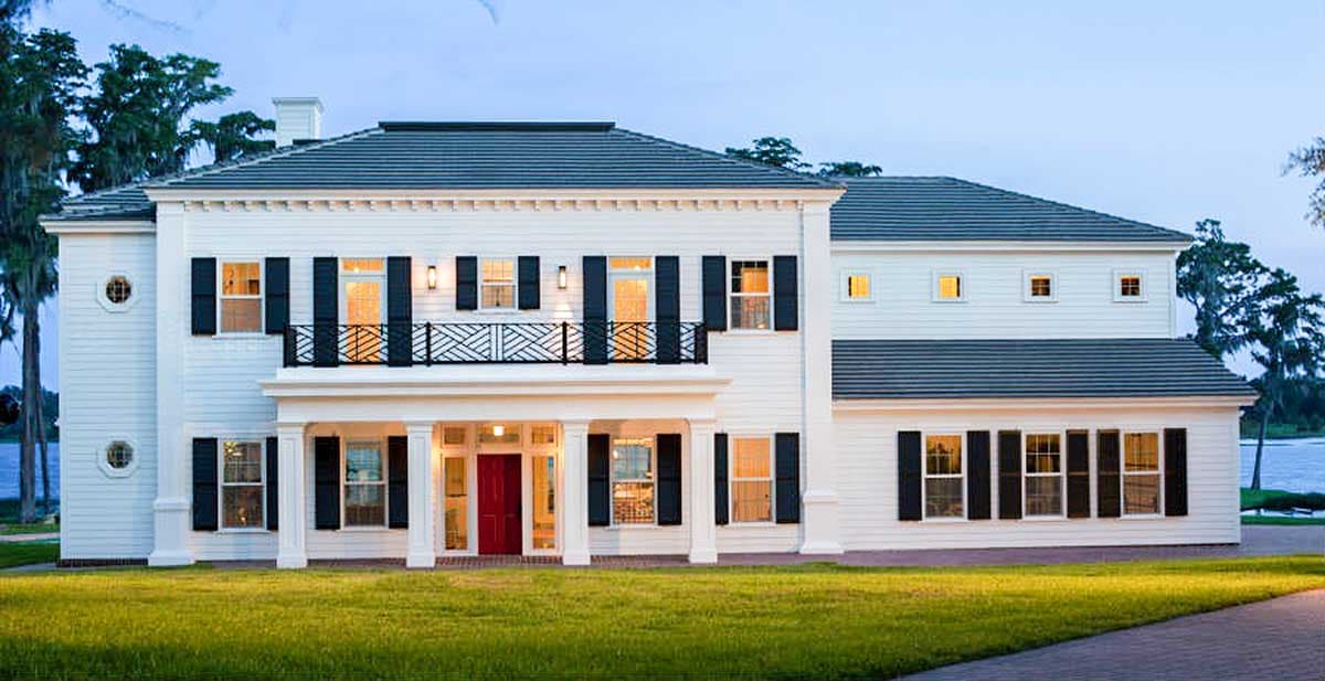 Plan 82074KA: Grand Colonial House Plan