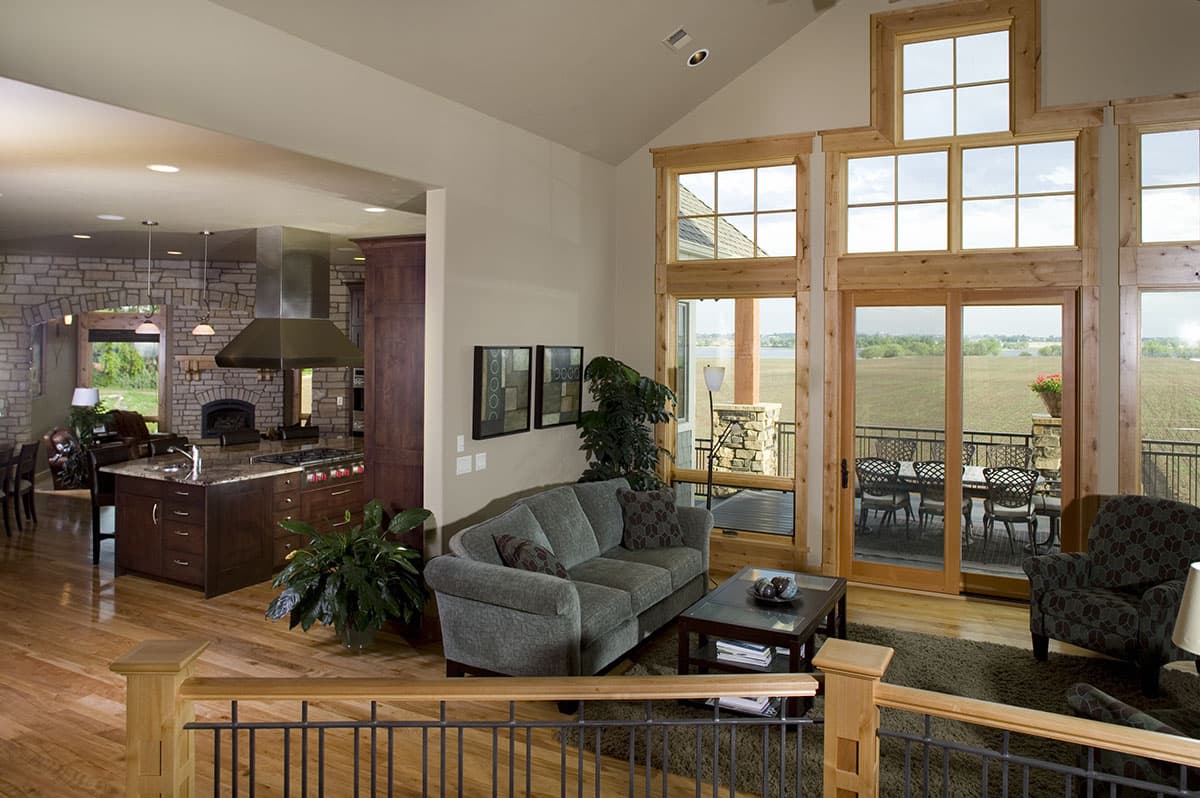Plan 9519RW: Craftsman Home with Angled Garage