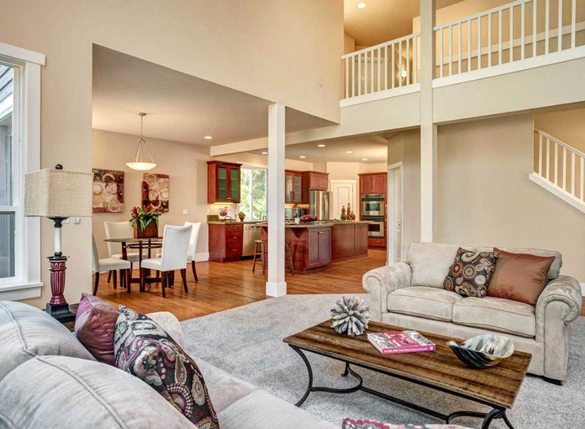 4-Bed Craftsman With 3-Car Courtyard-Entry Garage - 23142JD ...